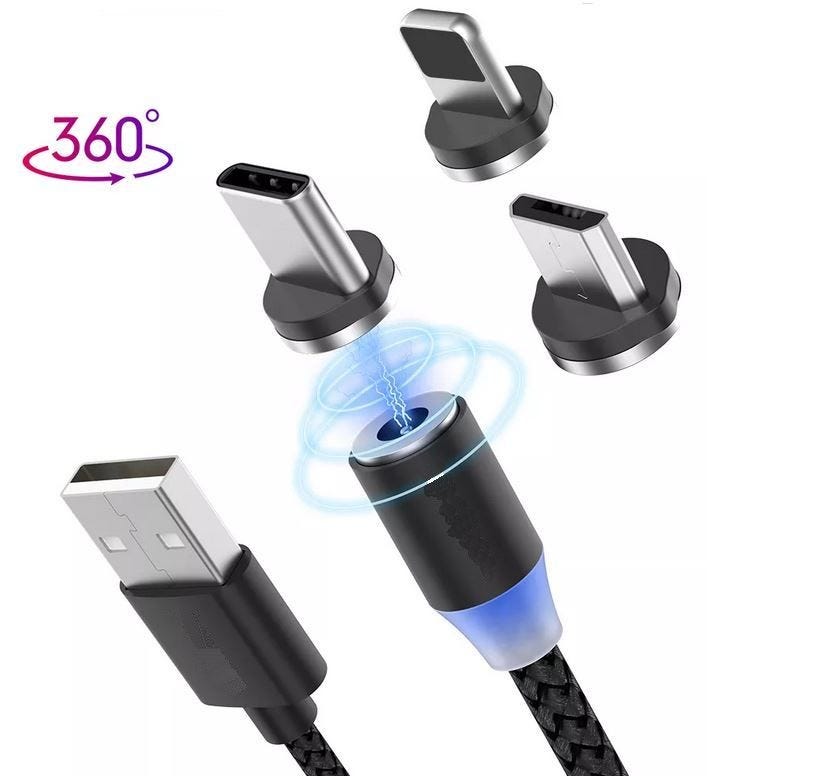 USB ladekabel med magnetkontakt | FINN-torget