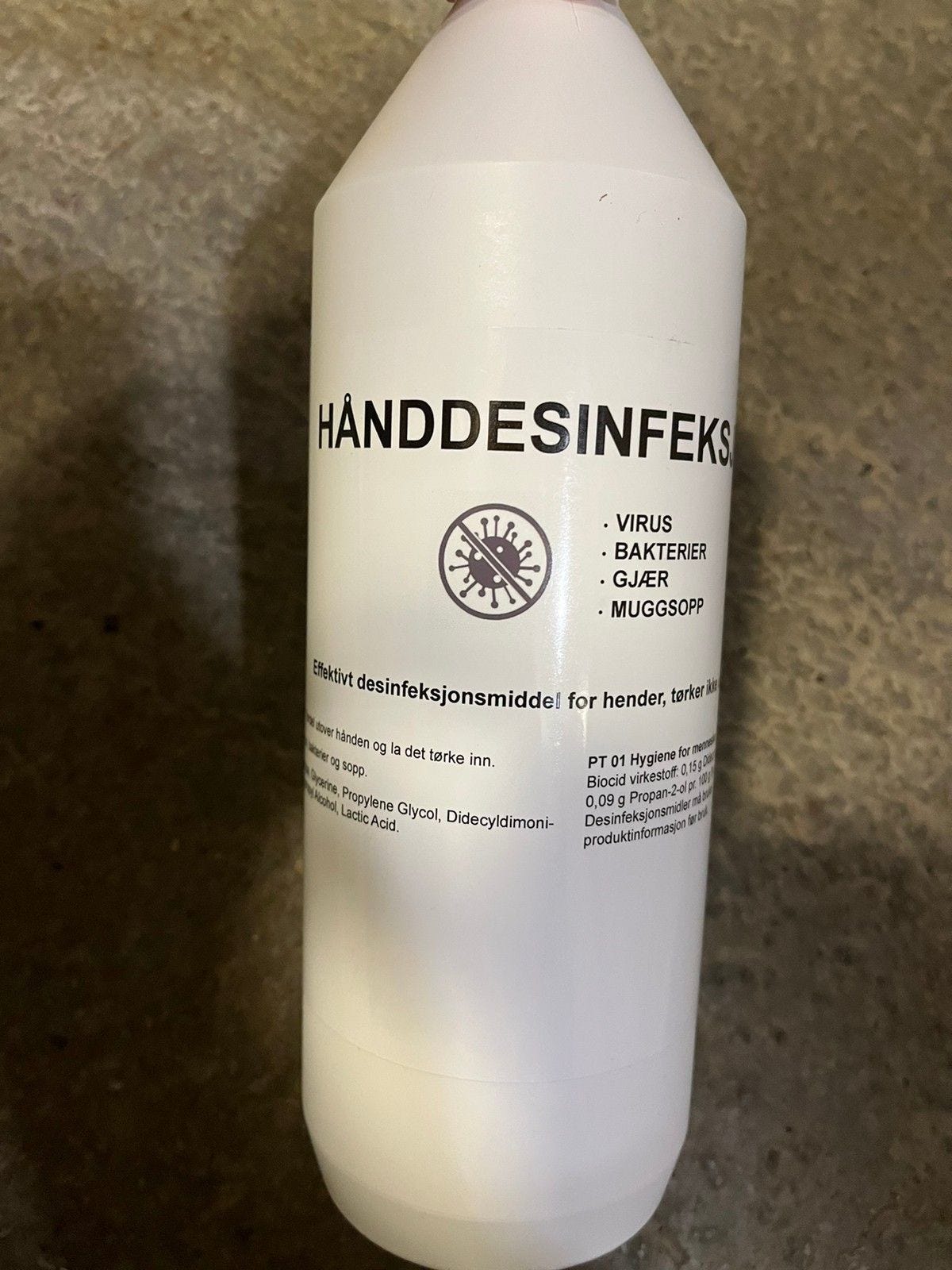 Hånddesinfeksjon 1 litersflasker | FINN-torget