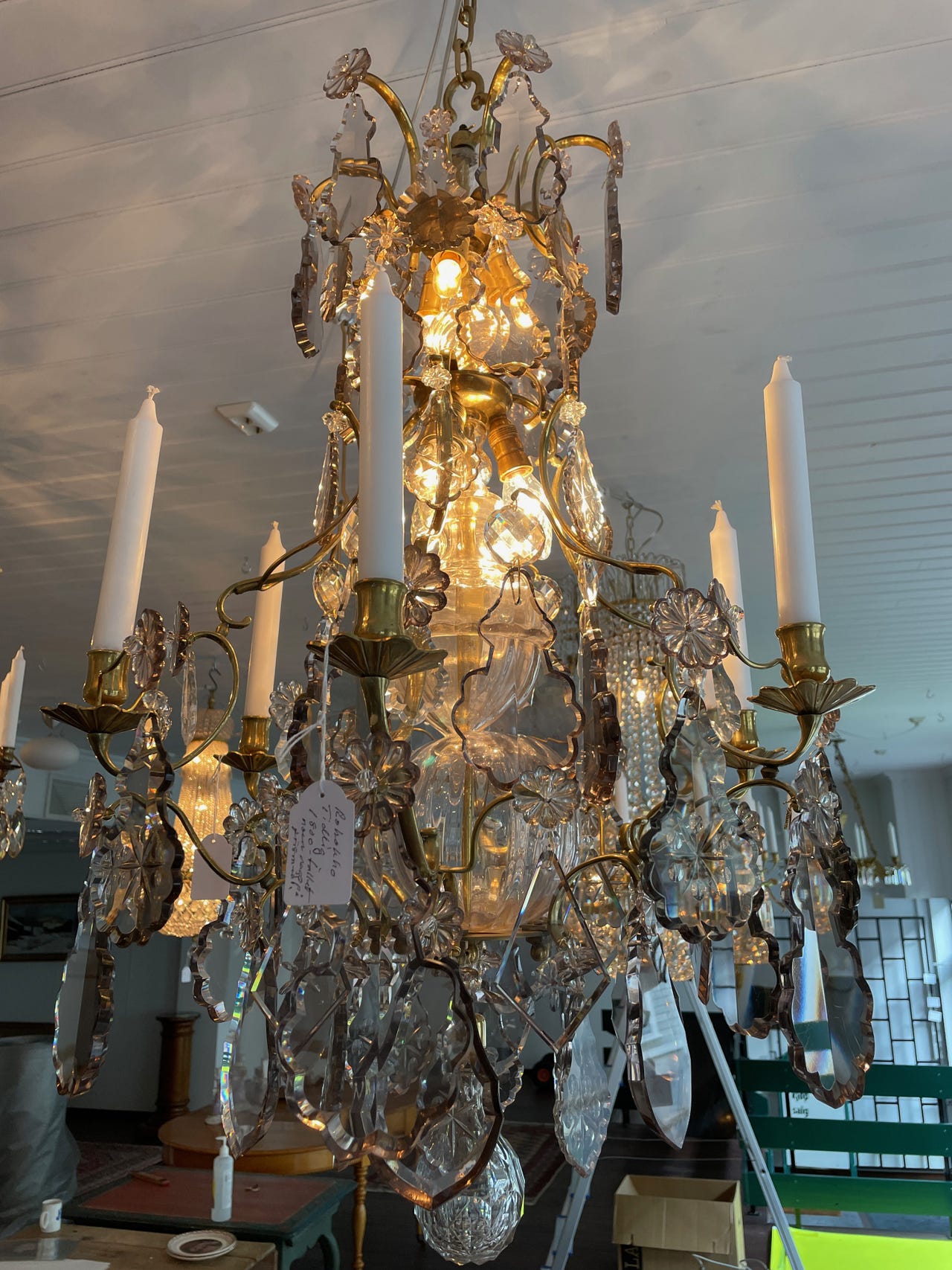 Prismekrone rokokko ca.1820-40 | FINN torget