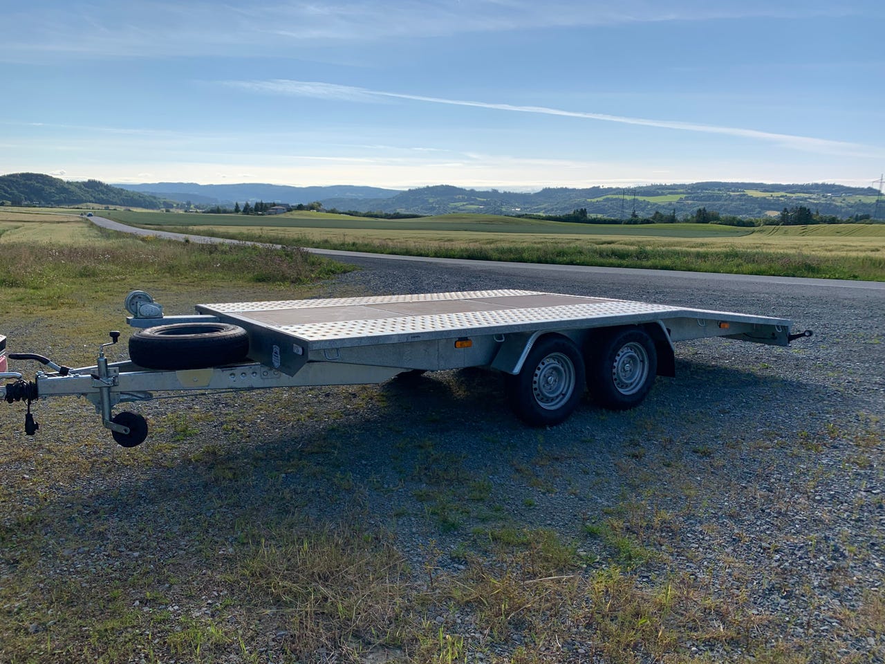 Maskinhengere N-Trailers NT45.21 veldig sterk, galvanisert, totalvekt 2 ...