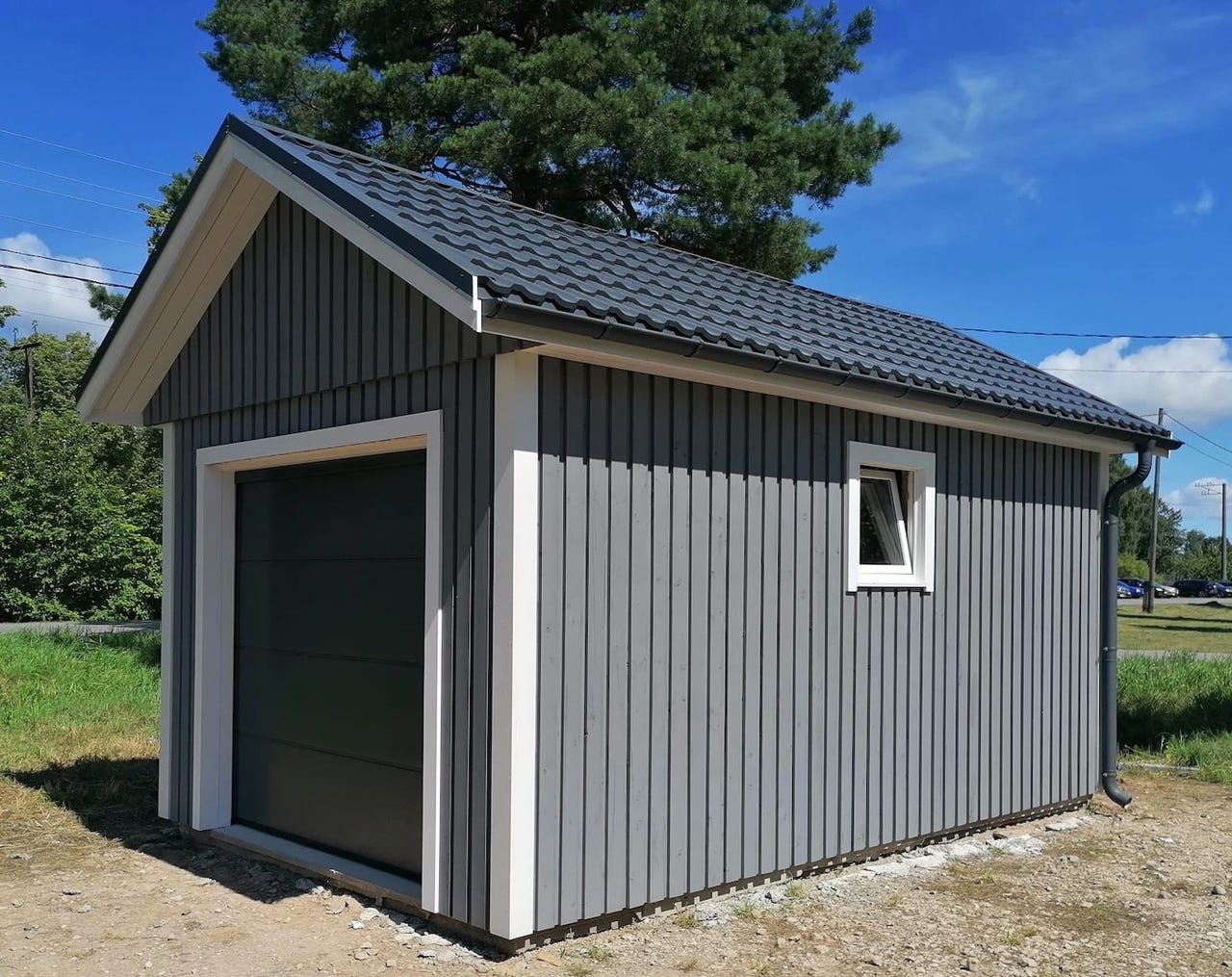 Garasje Byggeset GARASJE MINI 109000 kr, 6,2 x 3,8 m, 22,2 m2 | FINN torget