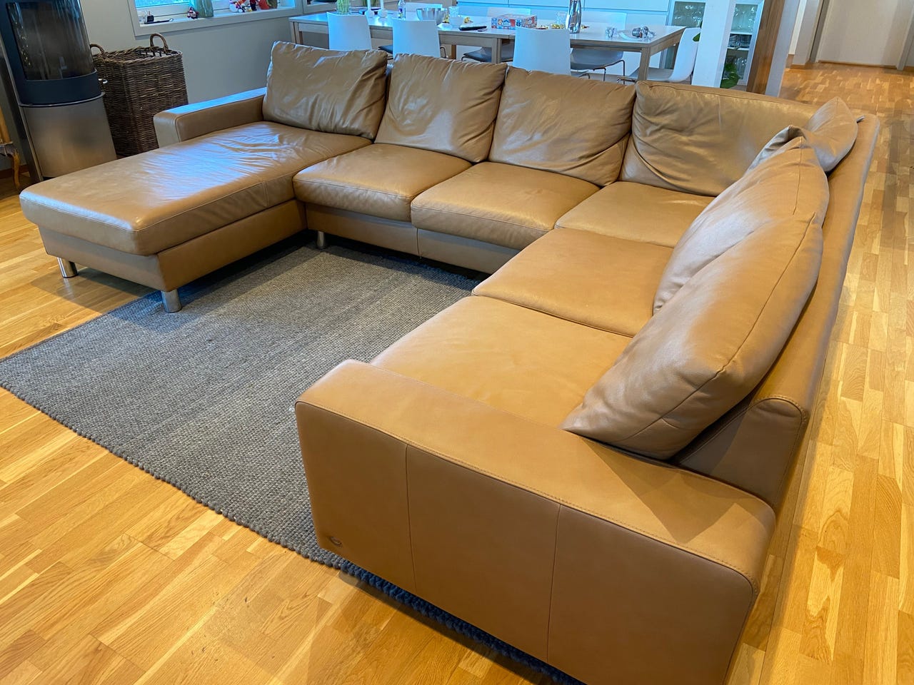 Stressless skinnsofa | FINN-torget