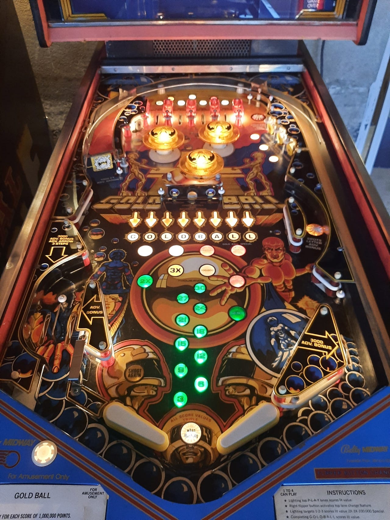 Bally Gold ball flipperspill | FINN torget