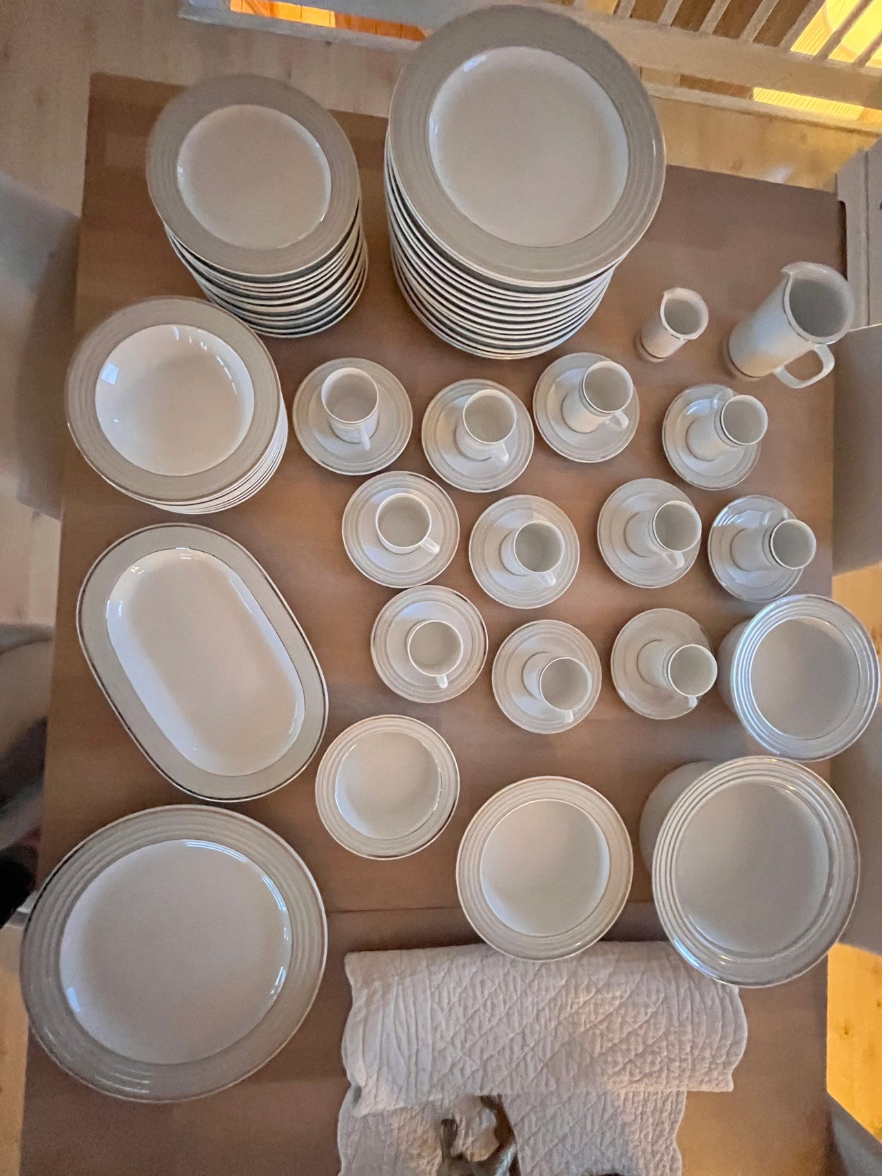 Porsgrund porselen Saturn platina servise | FINN-torget