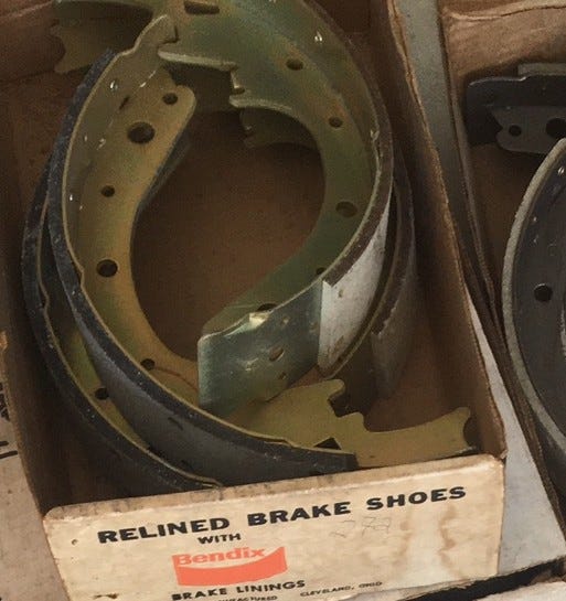 CHEVY / GM BREMSEBAND BAK 1962-70 | FINN-torget