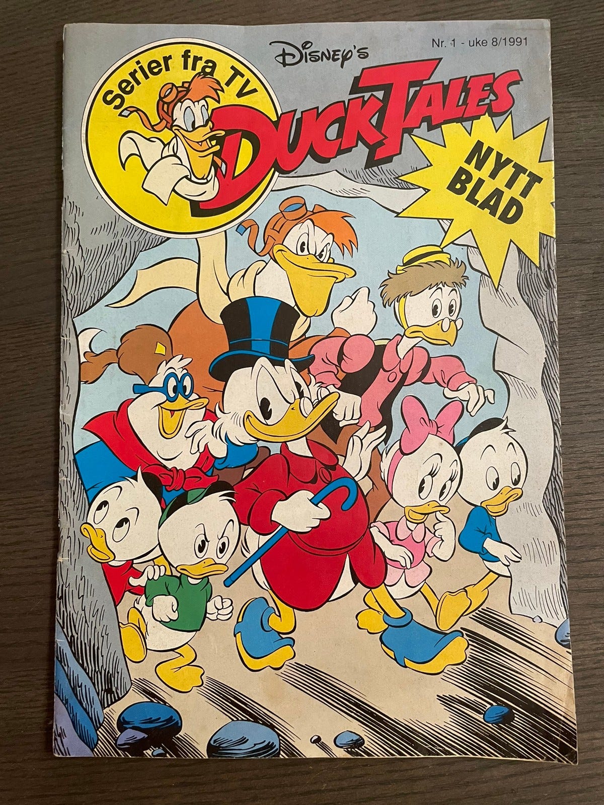 Aller første nummer av Duck Tales nr.1 1991 tegneserie blad | FINN torget