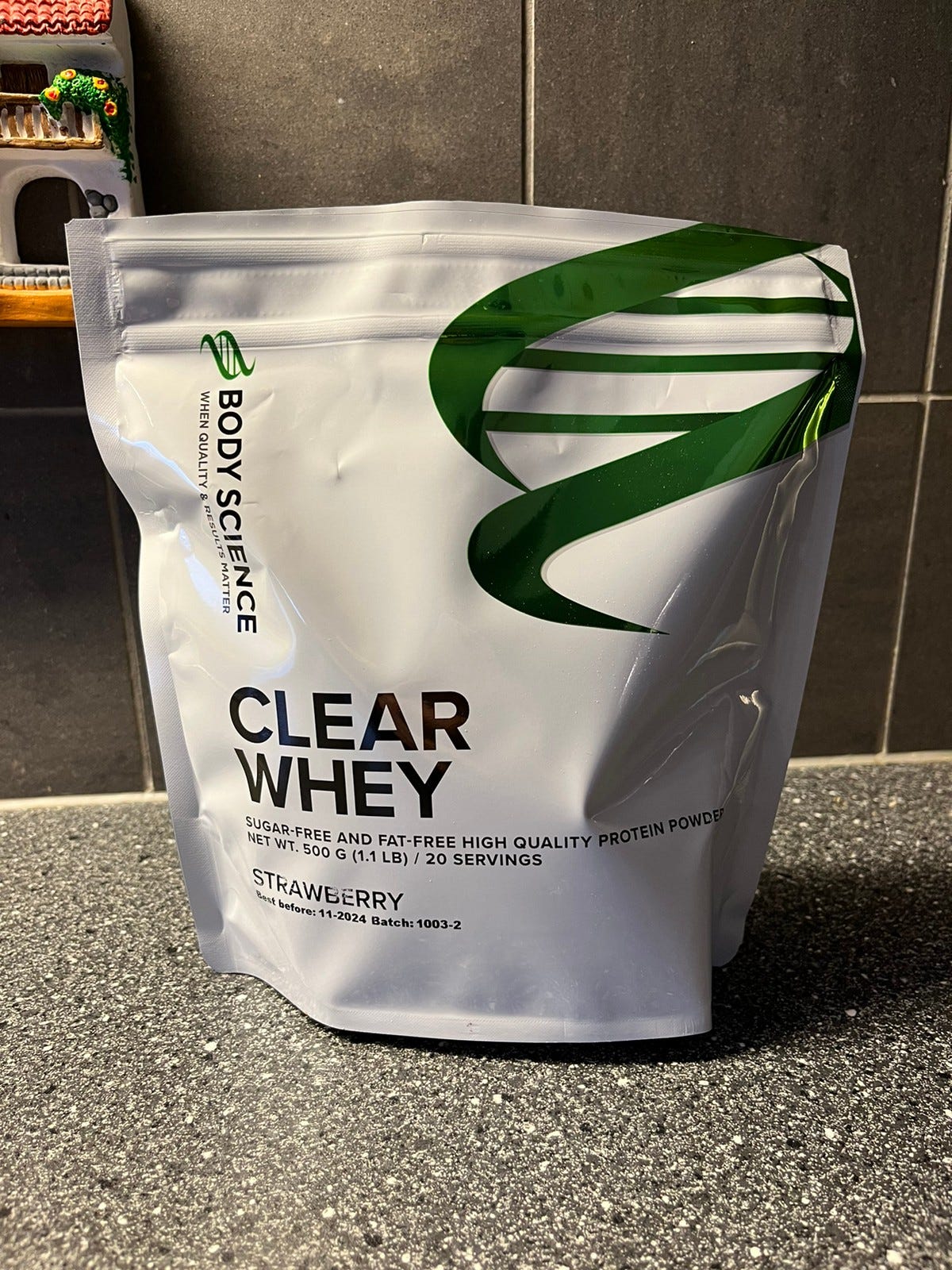 Proteinpulver med jordbærsmak fra Body Science | FINN torget