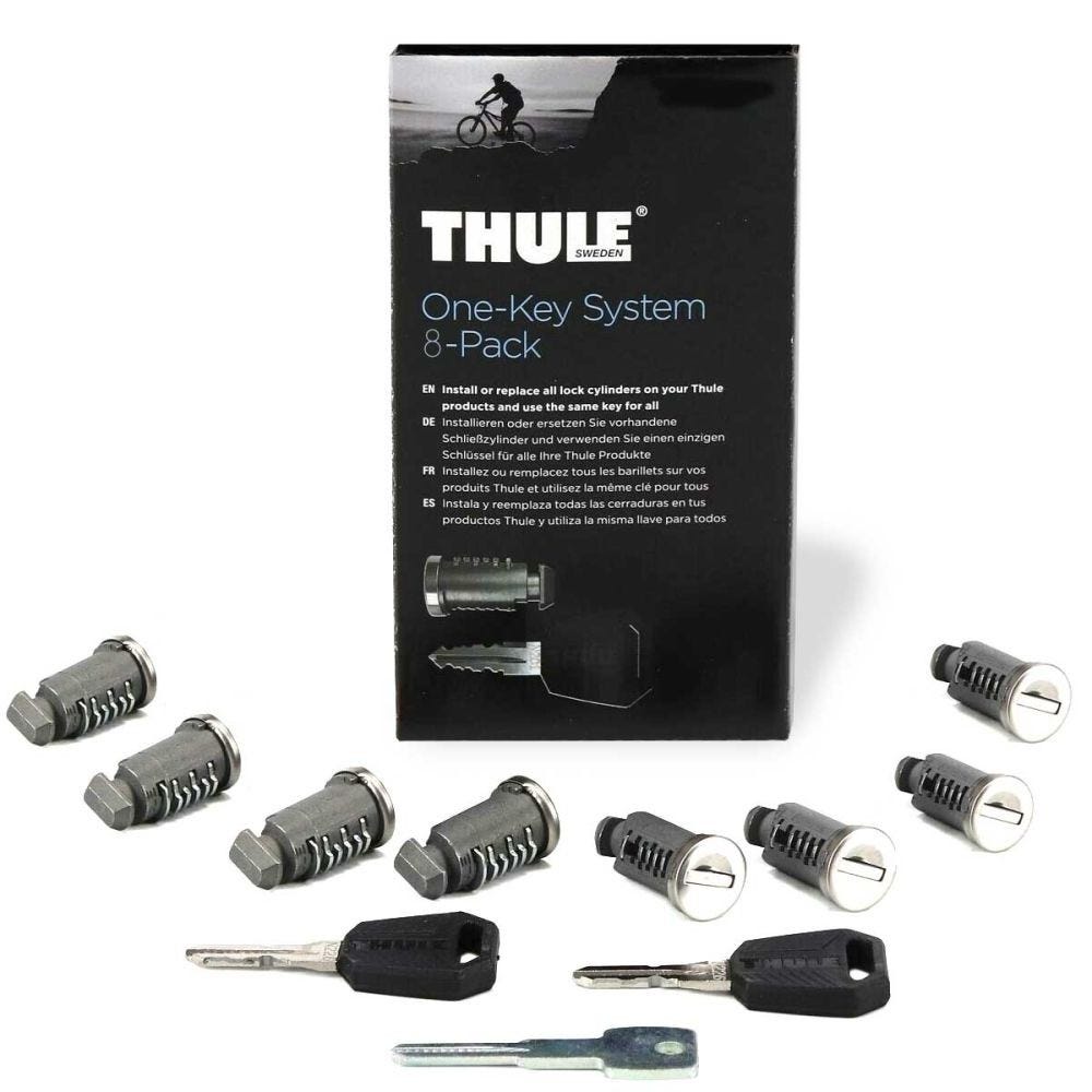 Thule One-Key System 8 pk - inkl. 2 ekstra nøkler (totalt 4)! | FINN torget