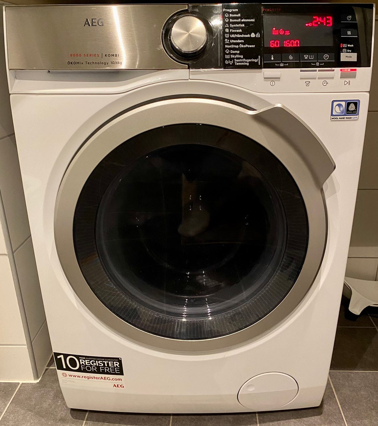 Reservert - AEG 8000 Series Kombi Vask/Tørk 10/6kg | FINN torget