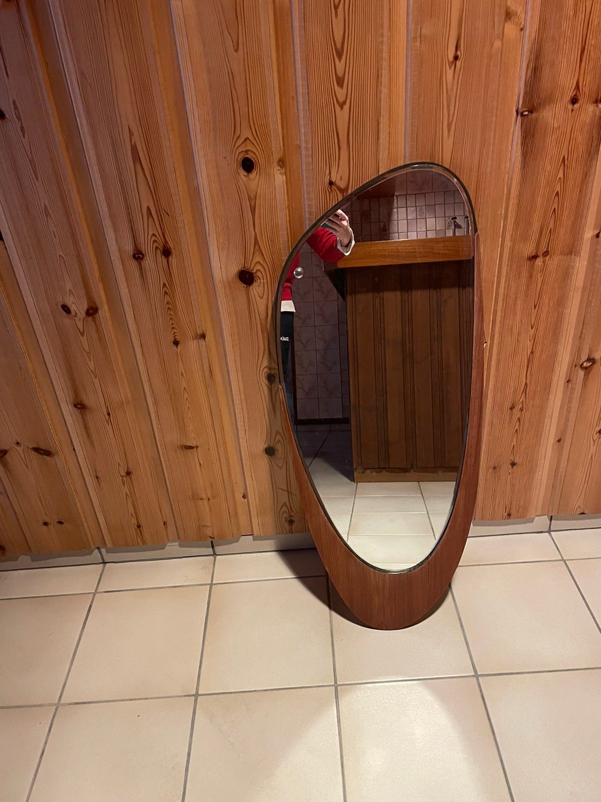 Teak speil | FINN torget