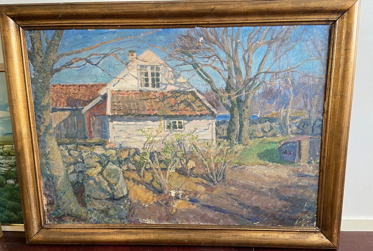 Maleri av Emil Abrahamsen | FINN torget