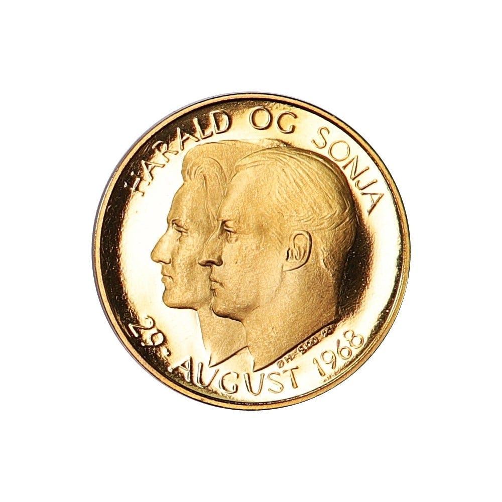 SOLGT Gull, Harald & Sonja 1968 | FINN-torget