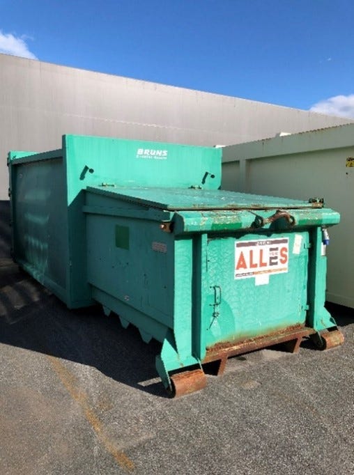 Brukt komprimator for papp-, mat-, plast- eller restavfall | FINN-torget