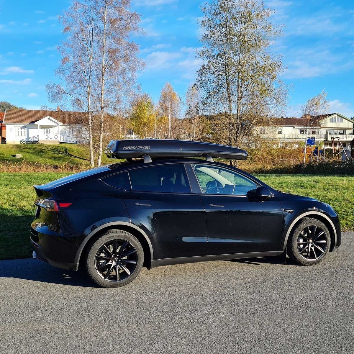 Skiguard 830S takboks, 470 liter - Tesla Model Y | FINN-torget