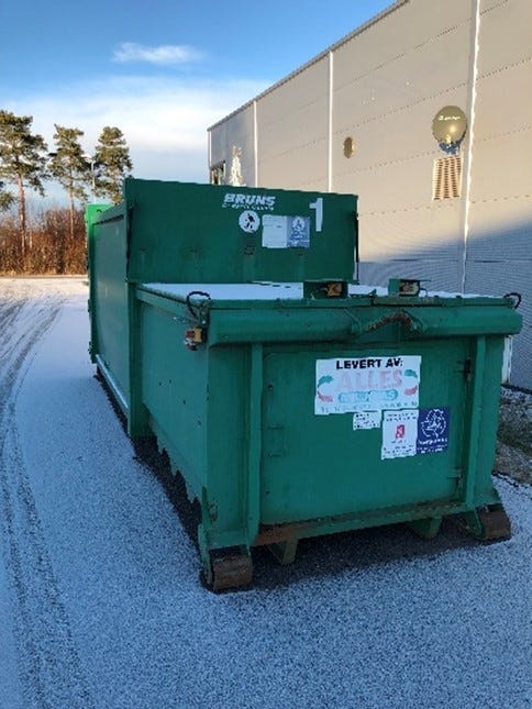 Brukt komprimator for papp-, mat-, plast- eller restavfall | FINN-torget