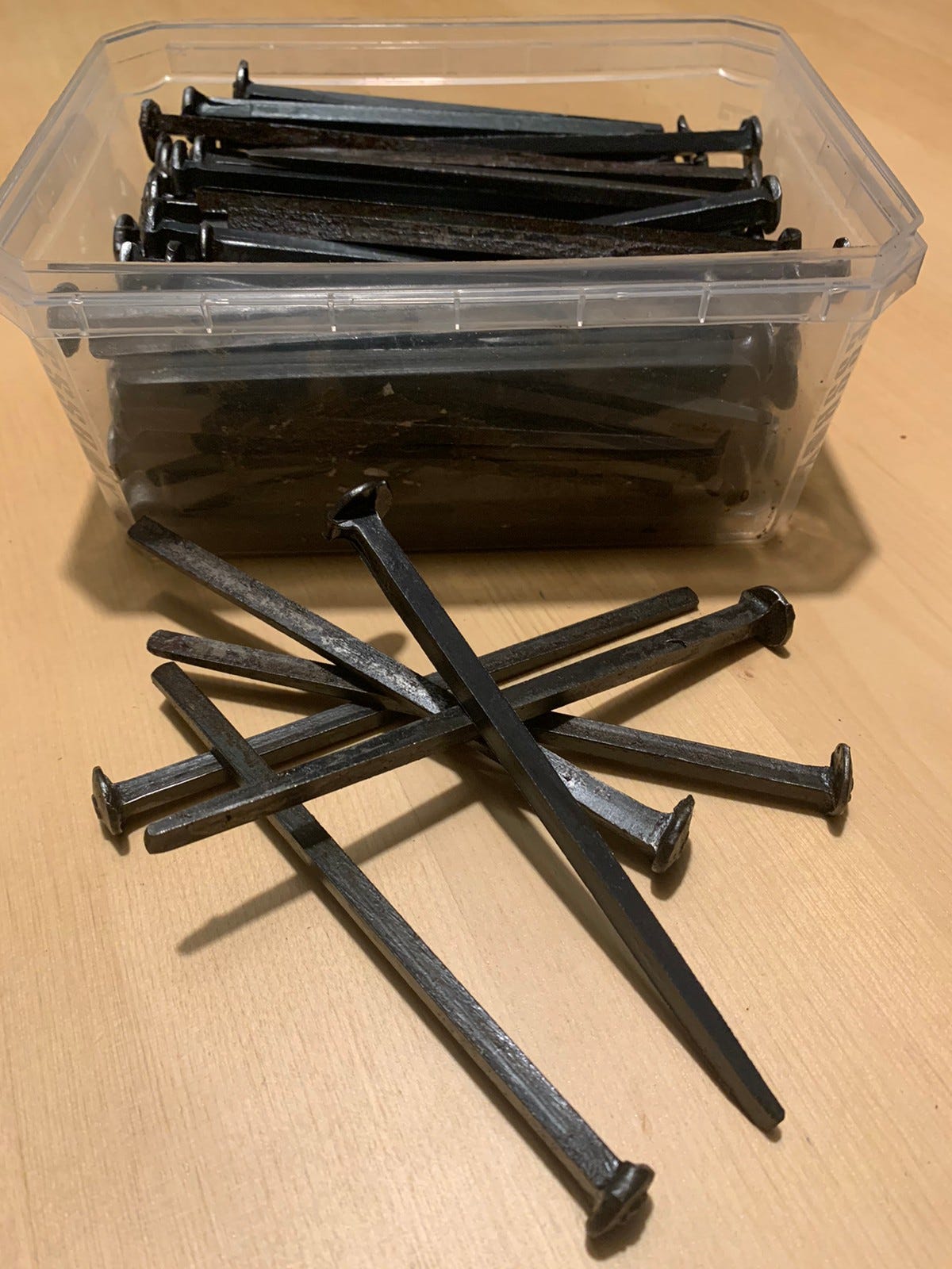 S 11 Spiker Klippspiker Varmklipt Sort 5’’ | FINN-torget