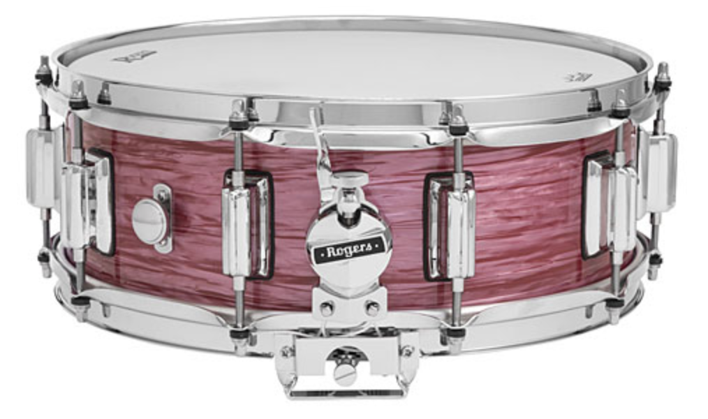 Sjelden ROGERS Snare Drum - 5 x 14 DYNA-SONIC RED RIPPLE | FINN-torget