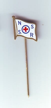 NSSR Redningsselskapet nålemerke i flaggformat lang nål | FINN torget
