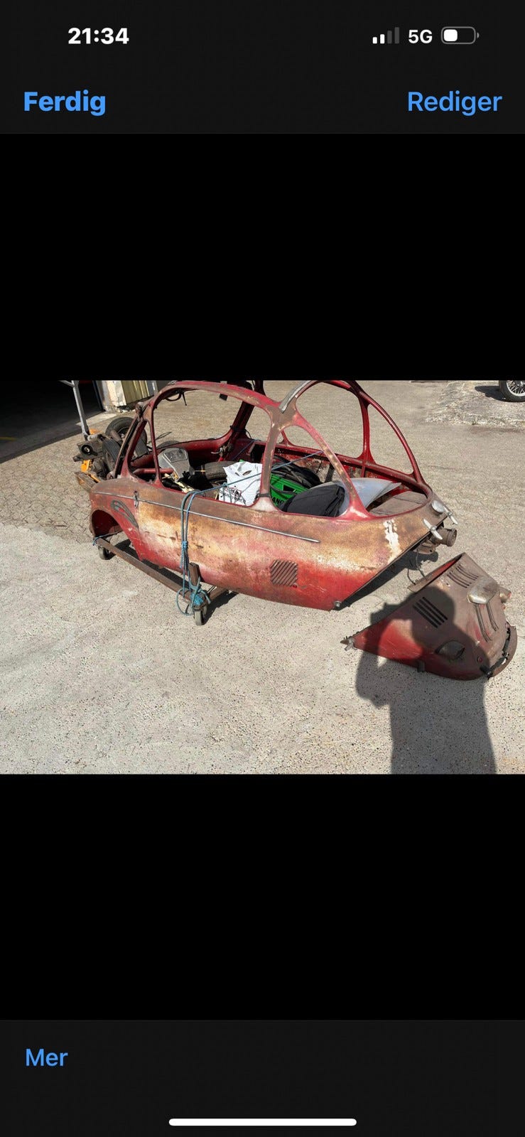 Heinikel isetta zundapp microbil/mc deler restaurerings objekt scooter ...