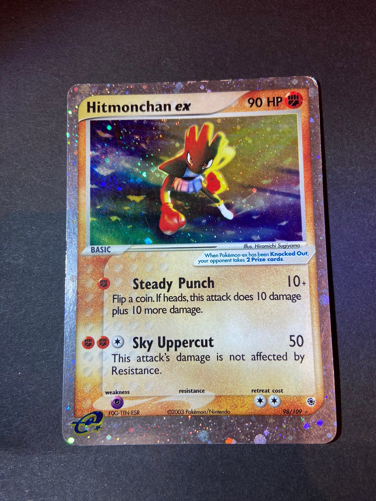 Pokemon kort Hitmonchan ex 98/109 | FINN torget