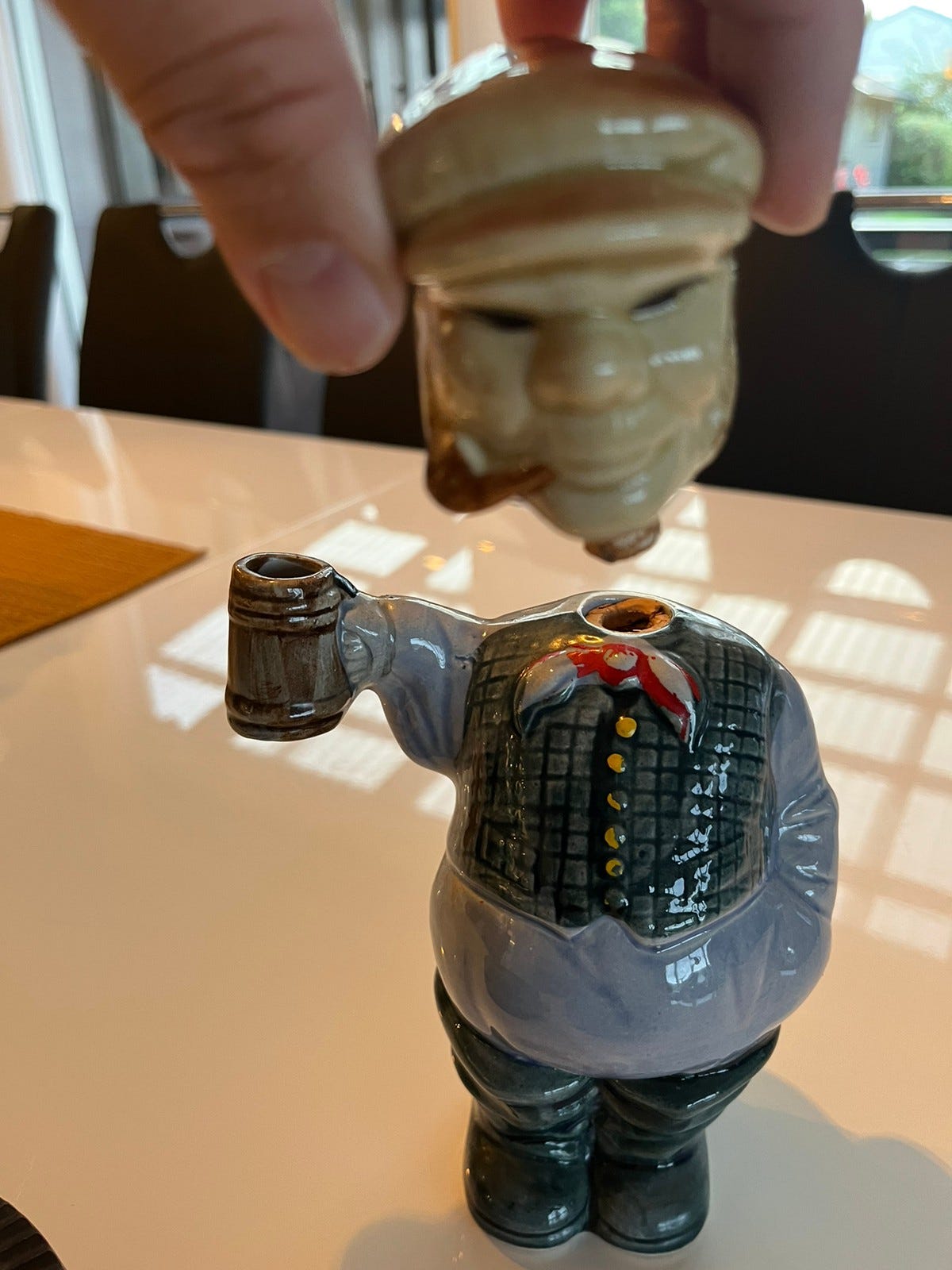 Samleobjekt/Super flott Dramflaske mann og andre flasker. | FINN-torget