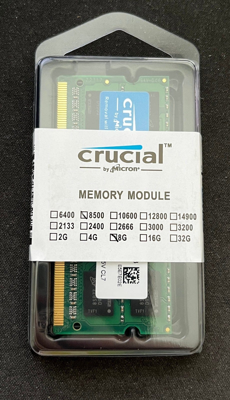 CRUCIAL DDR3L 8GB 1066 MHz (PC3-8500) MAC RAM SODIMM 204-Pins | FINN torget
