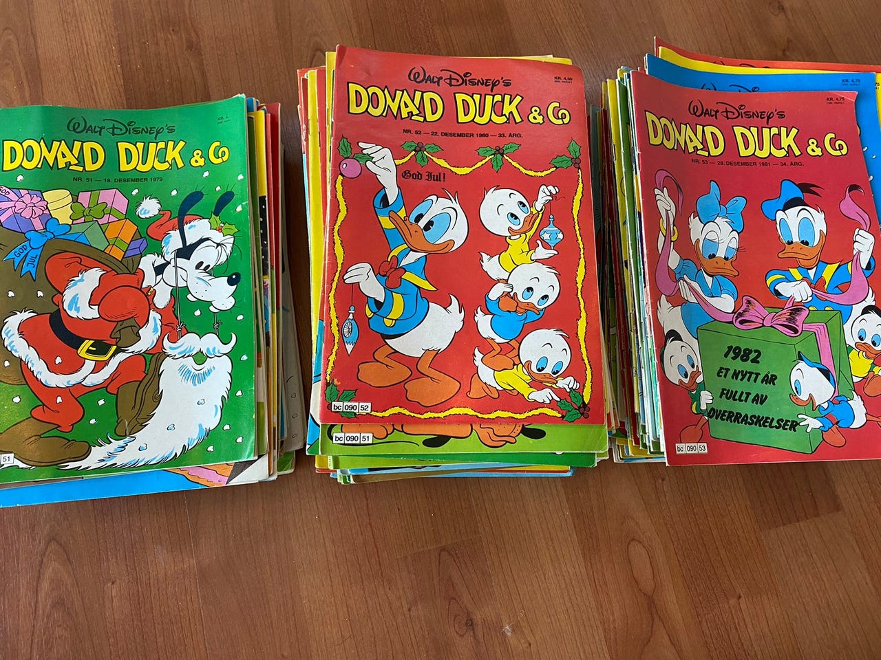 Donald og Mikke Mus blader fra 70-80 tallet | FINN-torget