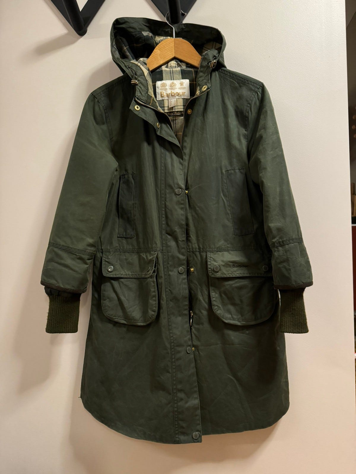 Barbour Oil Skin Jakke Dame | FINN-torget