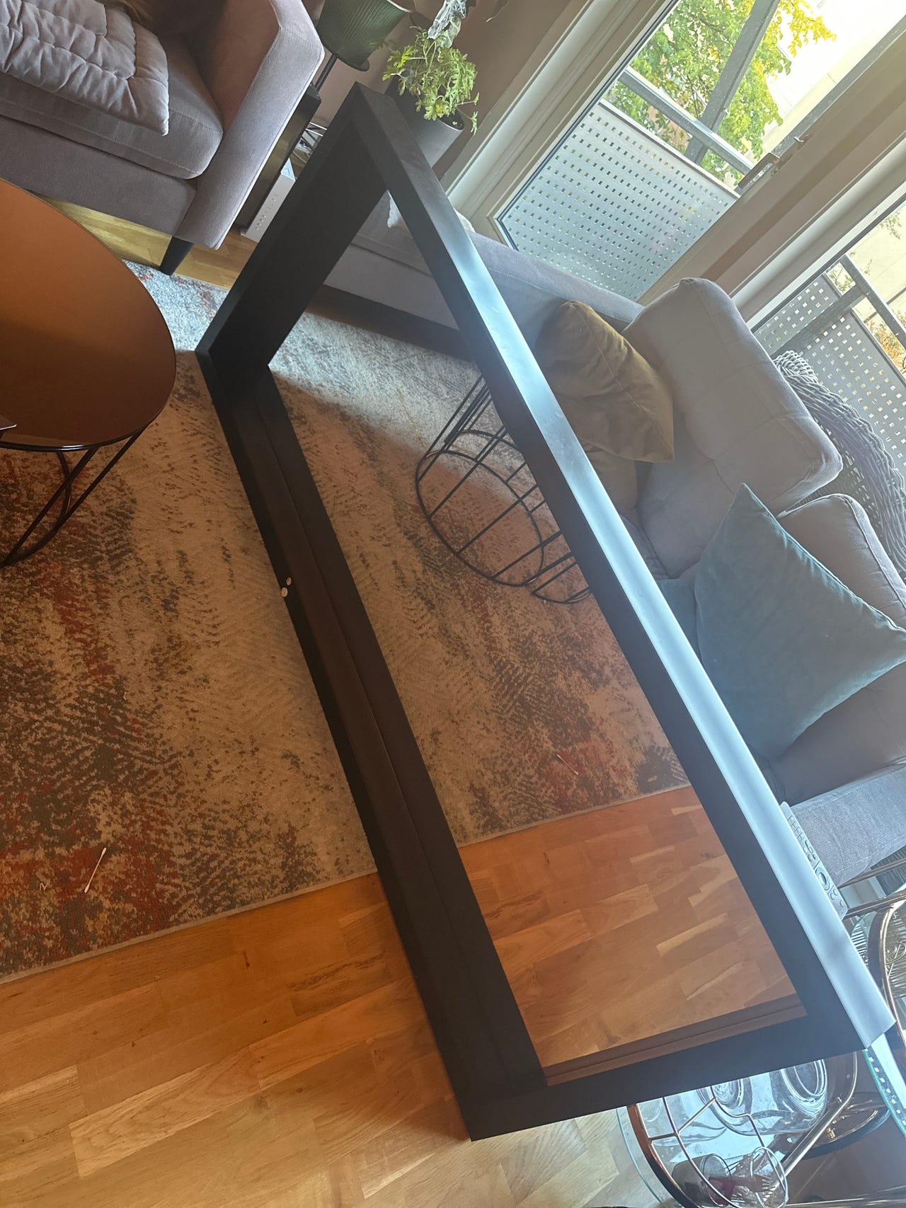 Fin ny Ikea SANDTORG svart speil | FINN-torget