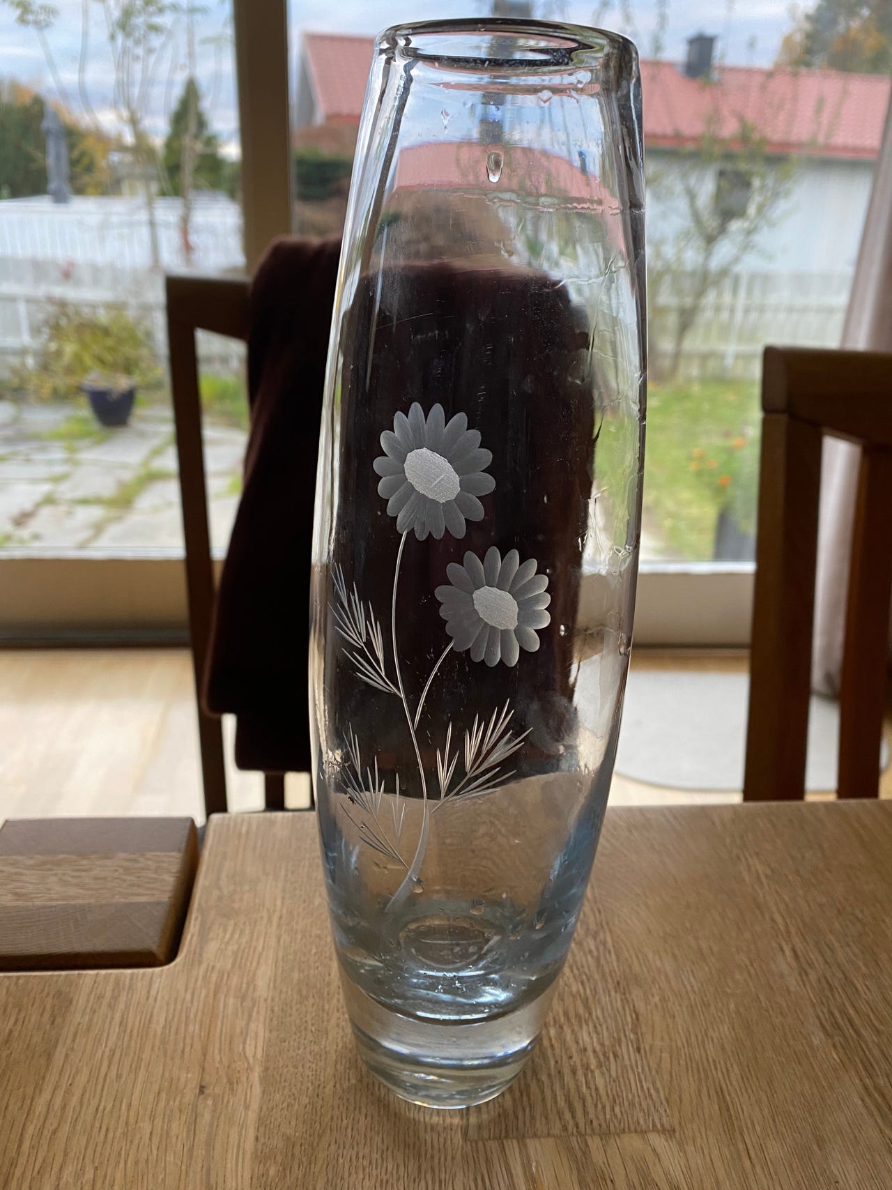 FLOTT GAMMEL KRYSTALL BLOMSTERVASE | FINN-torget