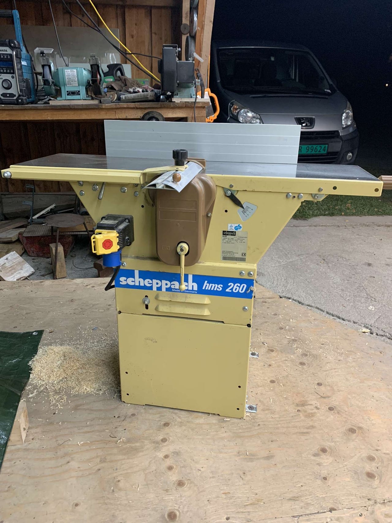 Plan/ tykkelse Høvel Scheppach HMS260 | FINN torget