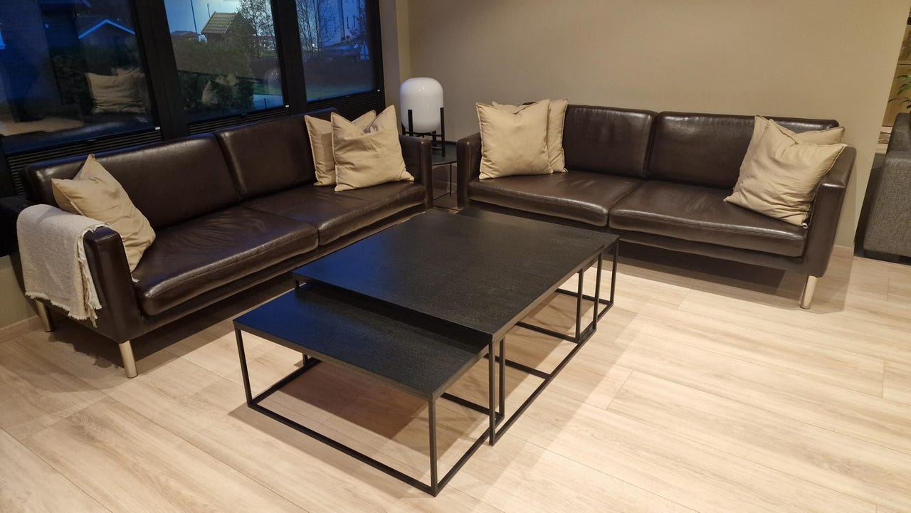 Brun skinnsofa | FINN torget