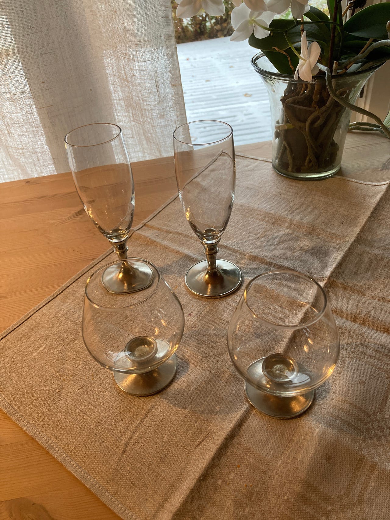 Fabel Troll-tinn - norske glass med tinnstett | FINN-torget
