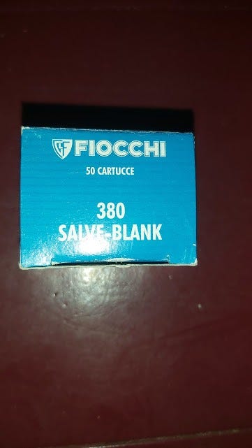 fiocchi 380 knall skudd salve-blank | FINN-torget