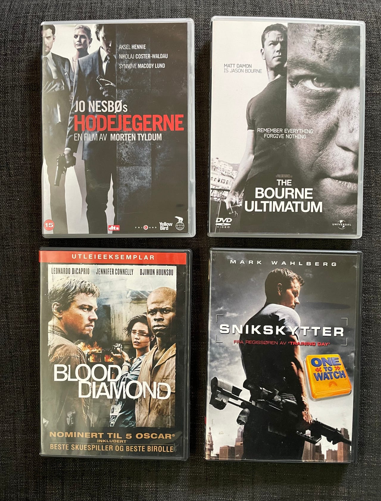 Action- / spenningsfilmer på DVD (samlet pris for alle 10) | FINN-torget