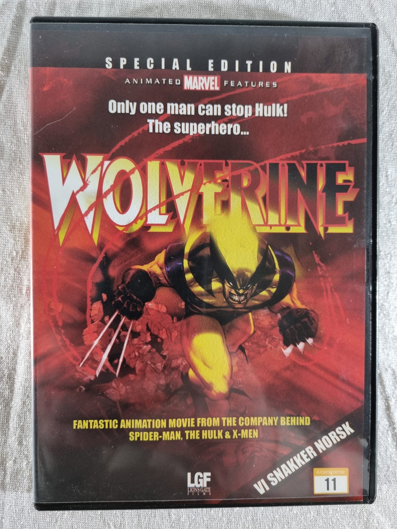 Wolverine Animated Special Edition DVD norsk tekst ripefri | FINN torget