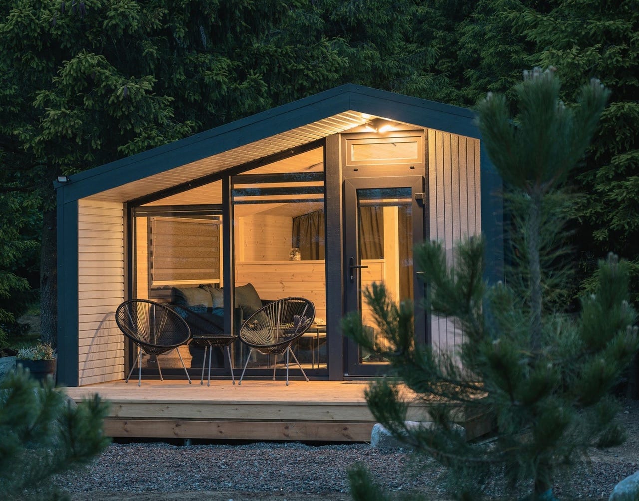 Mcabinline M10 - Moderne anneks/gjesterom komplett - Mulighet for bad | FINN-torget