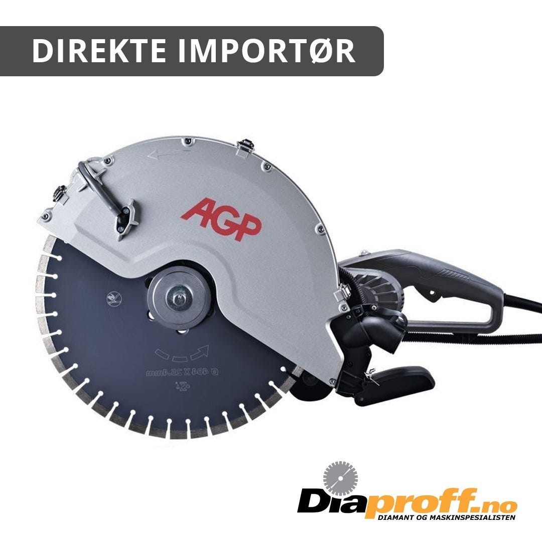Elektrisk betong kappsag fra AGP C16 (Ø400) | FINN-torget