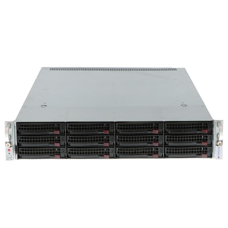 SuperMicro CSE-829U X10DRU-i+ 2U 12x 3.5" (LFF) HBA hjemmelabb (garanti ...