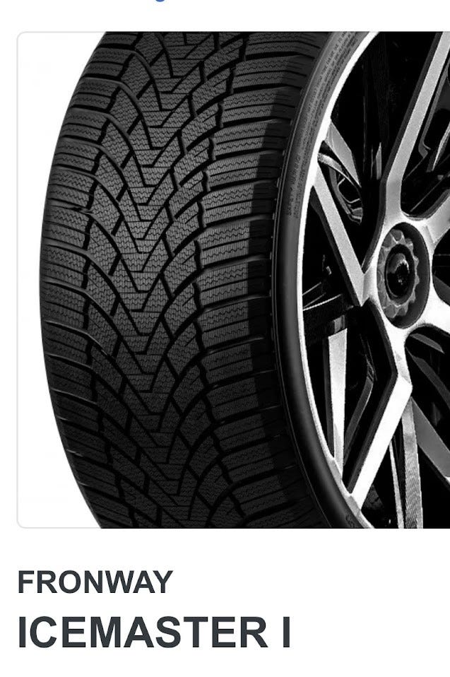 NYE VINTERDEKK 205/55/R16 91H piggfri FRONWAY ICEMASTER pris pr. stk ...