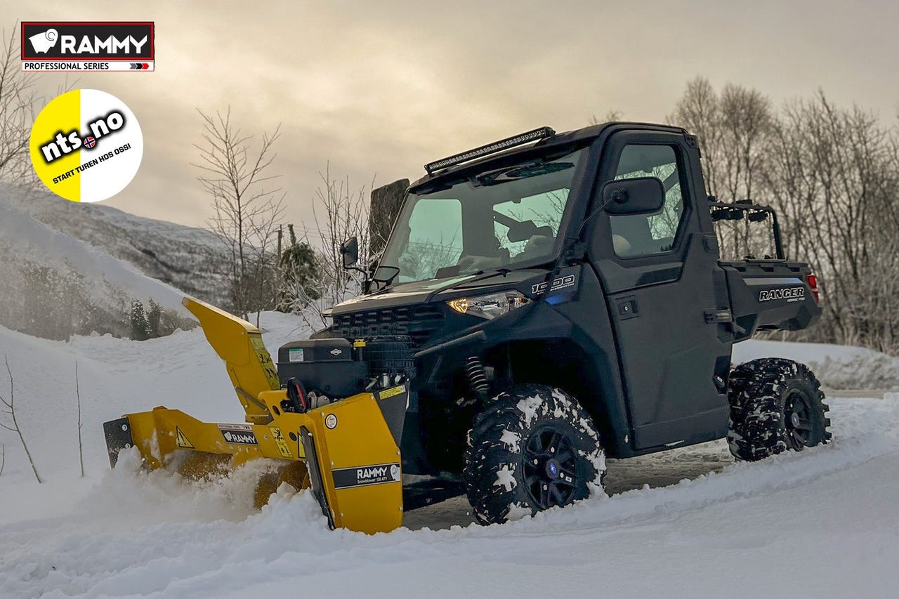 Rammy snowblower 155 PRO (!) 420 cm3 snøfreser til ATV , UTV | FINN-torget