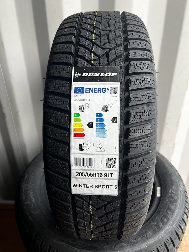 VINTERDEKK 205/55/R16 91T DUNLOP Winter Sport5 pris pr. stk. 1199 NOK ...