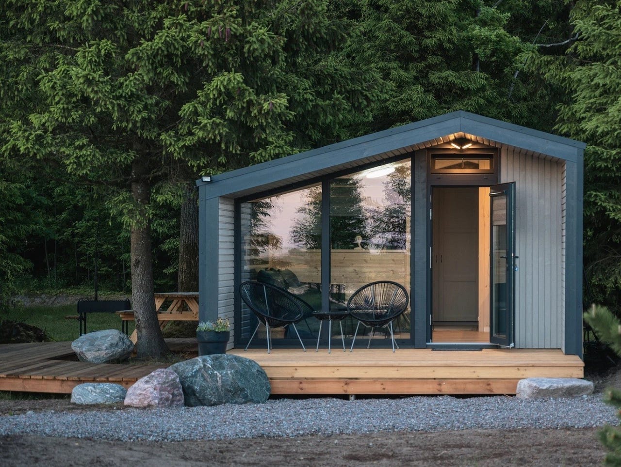 Mcabinline 28 mikrohus TEK17 - 1 soverom - Komplett råbygg ...