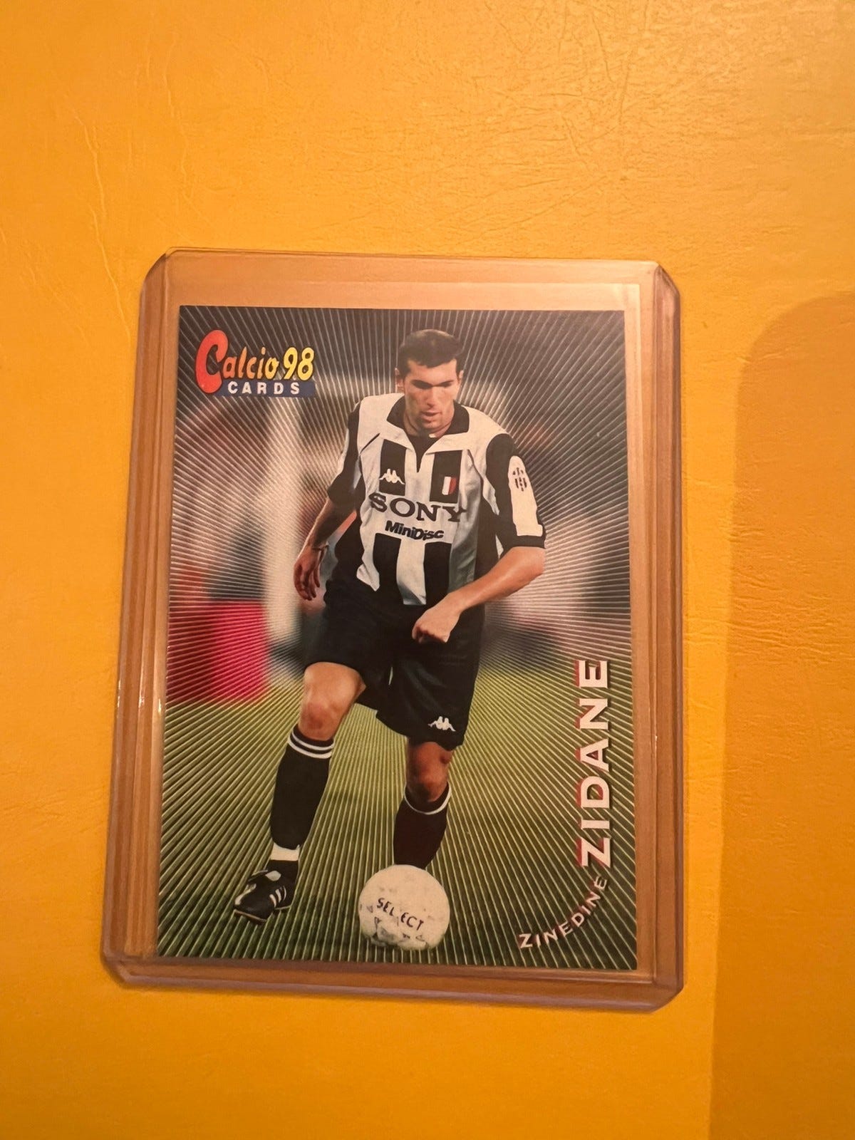 Zinedine Zidane calico 98 fotballkort | FINN torget