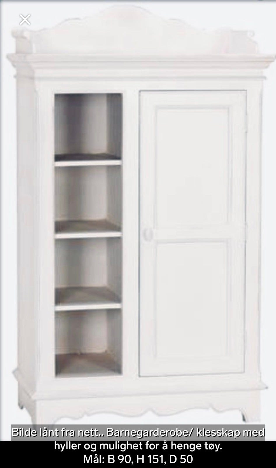 Klesskap barnerom Harmonie Country Corner | FINN-torget