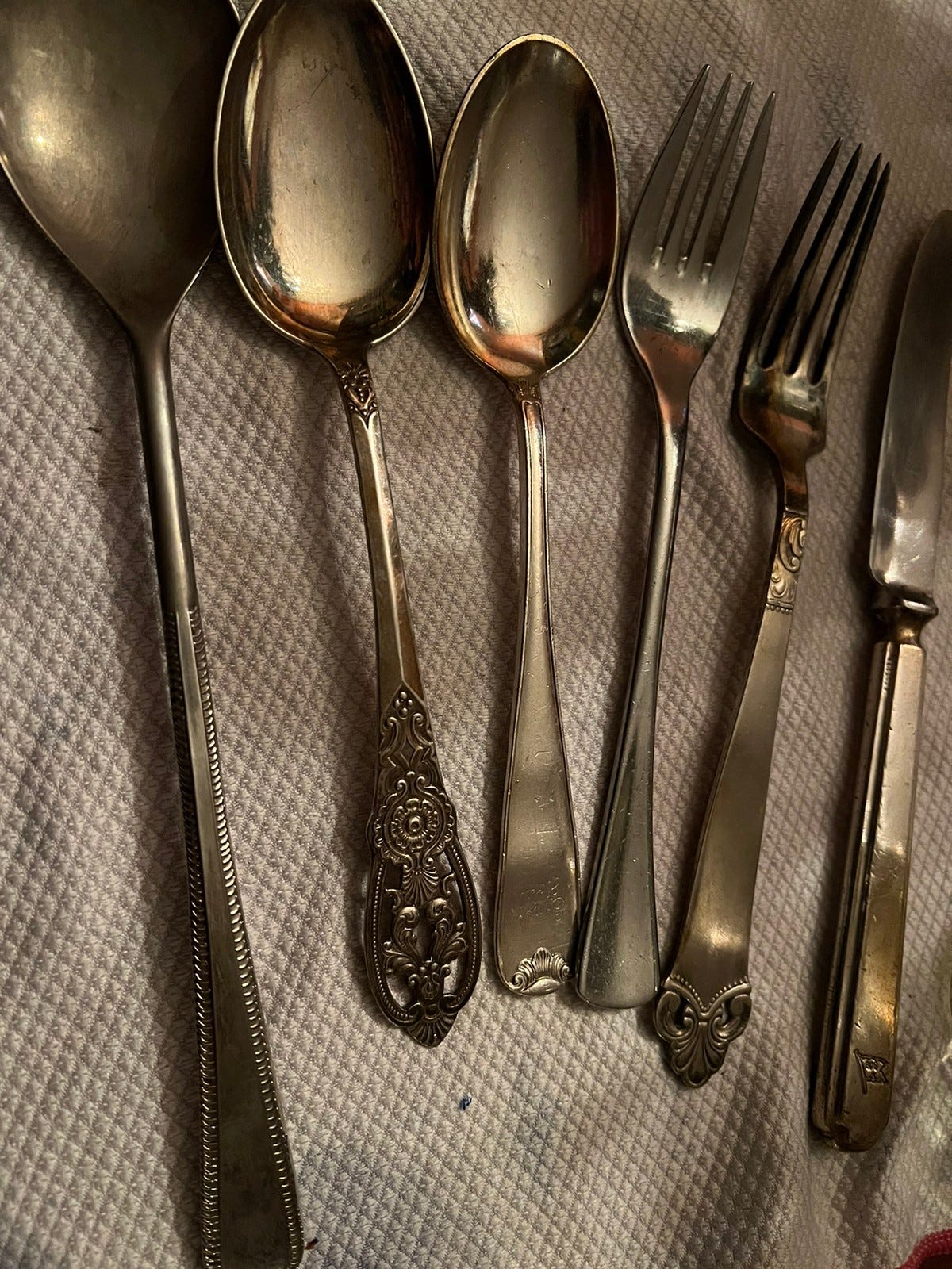 Sølvtøy bestikk kniv, skjeer og gaffler | FINN torget