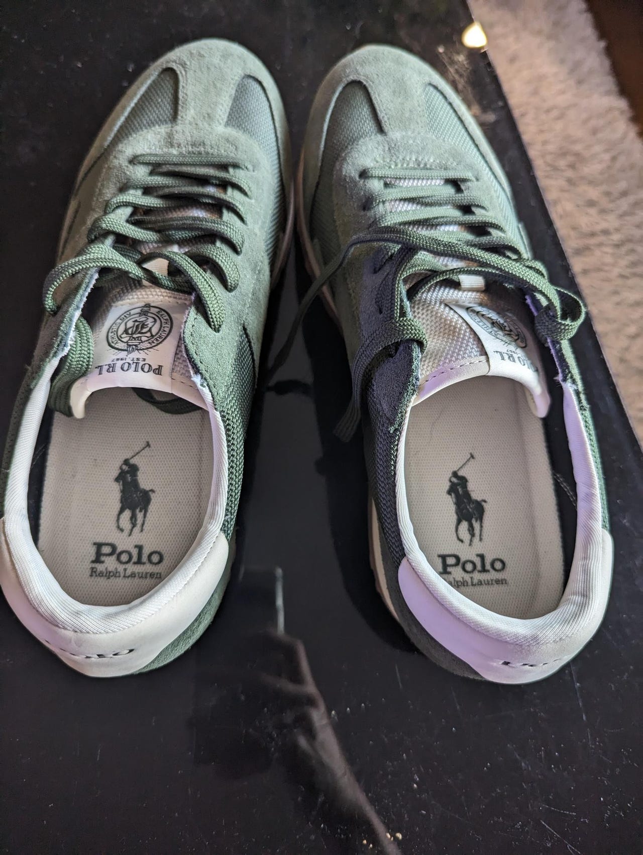 POLO RALPH LAURENTrain 85 Running Sneaker Army Green US11 - EU44 | FINN ...