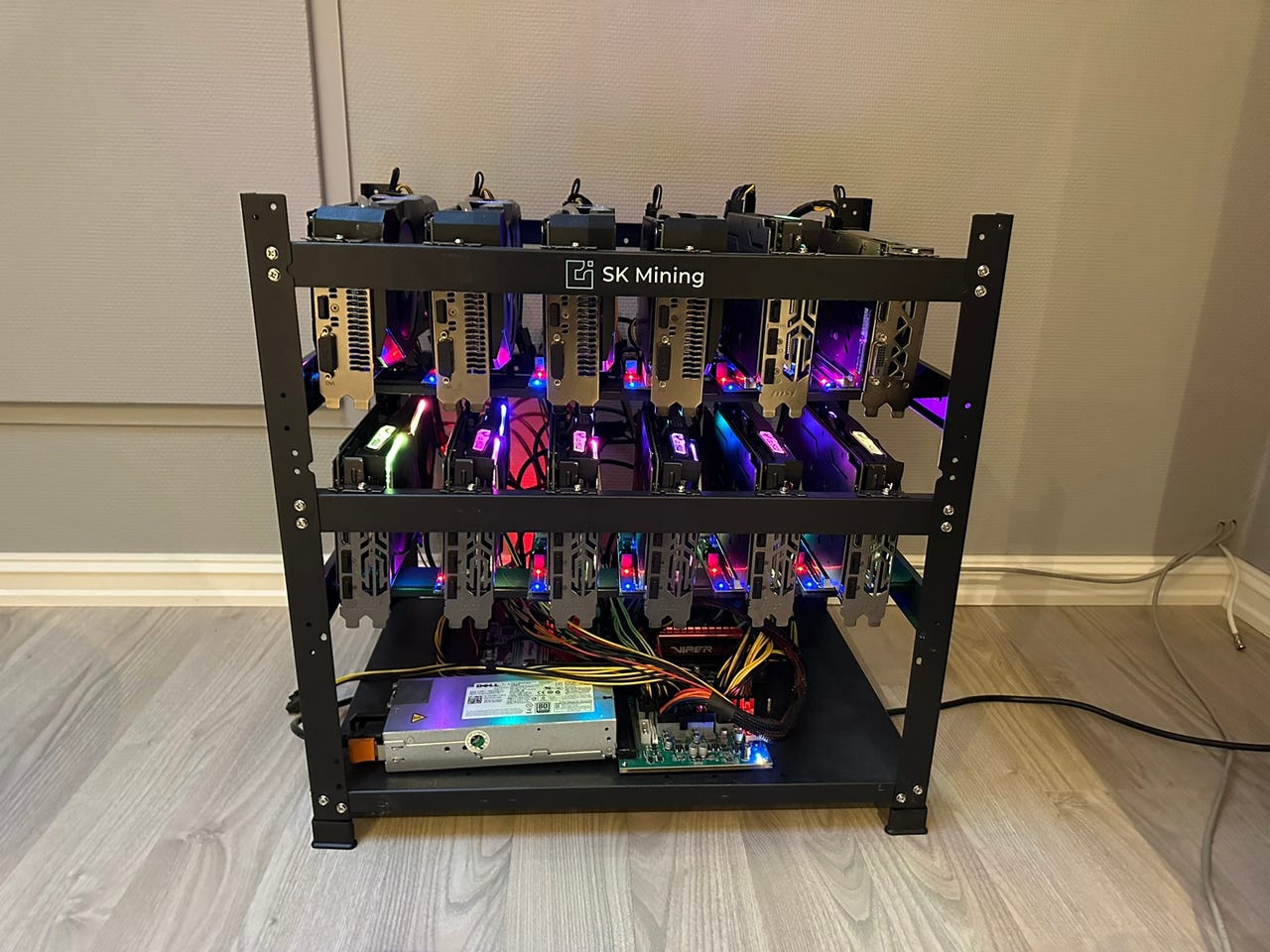 12 x GTX 1660S mining rig | FINN-torget