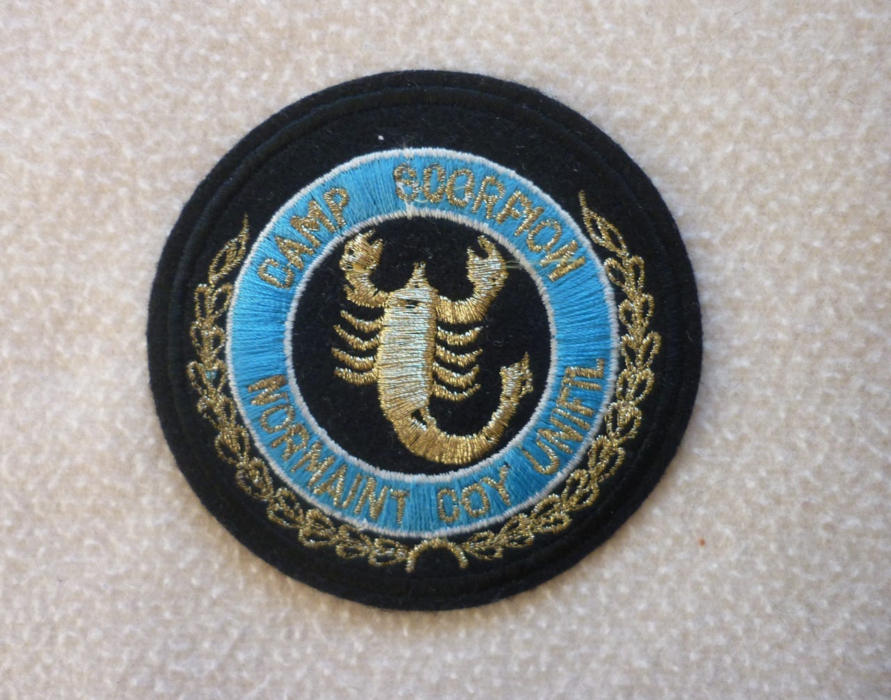 Camp Scorpion/NorMaintCoy (1978-1996) UNIFIL original patch. | FINN-torget