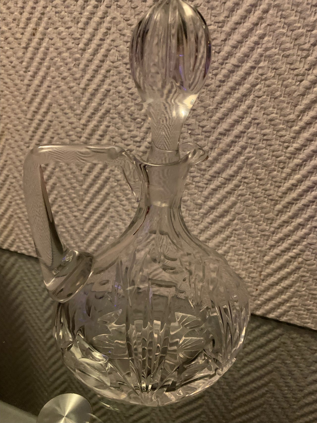 Ubrukt karaffel i krystall | FINN-torget